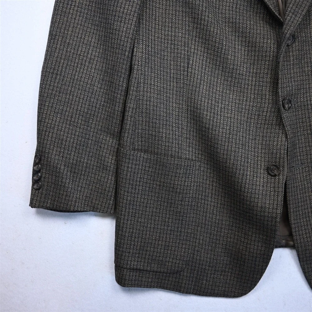 Hart Schaffner Marx | Suits & Blazers | Vtg Hart Marx 46r Brown 3 Roll ...